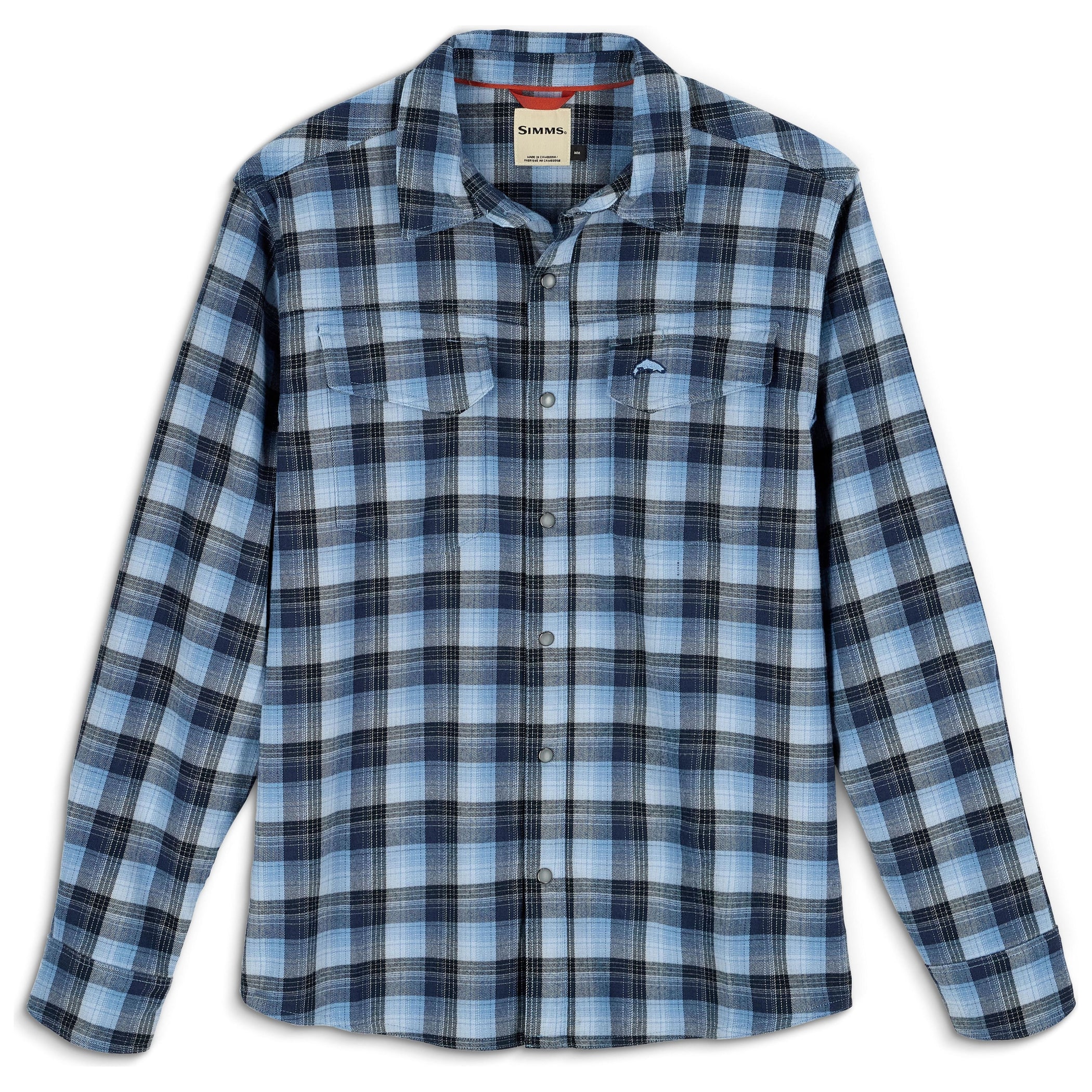 Simms Men's Gallatin Flannel LS Shirt — TCO Fly Shop