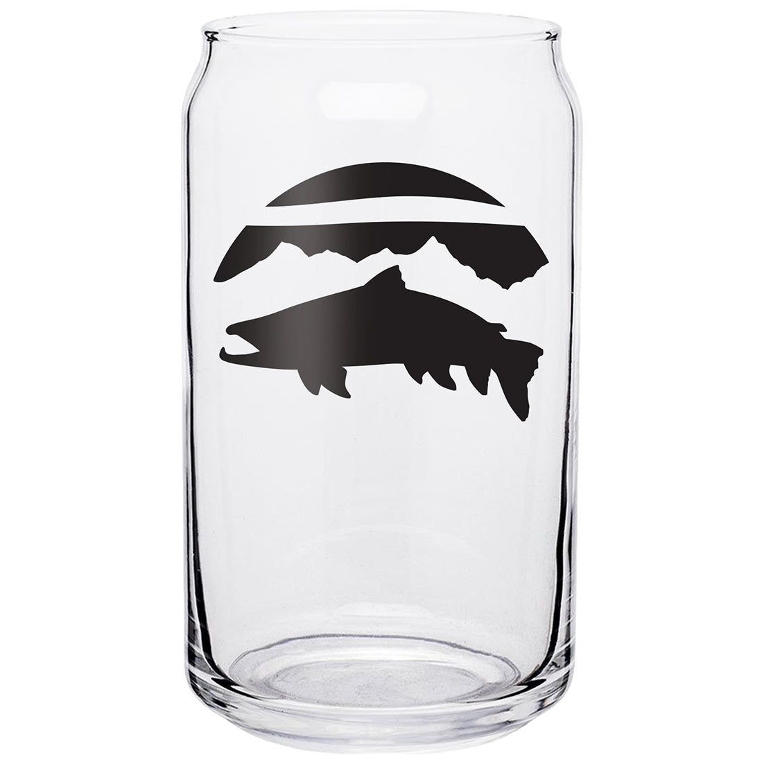 Rep Your Water Backcountry Trout Beer Can Glass — TCO Fly Shop