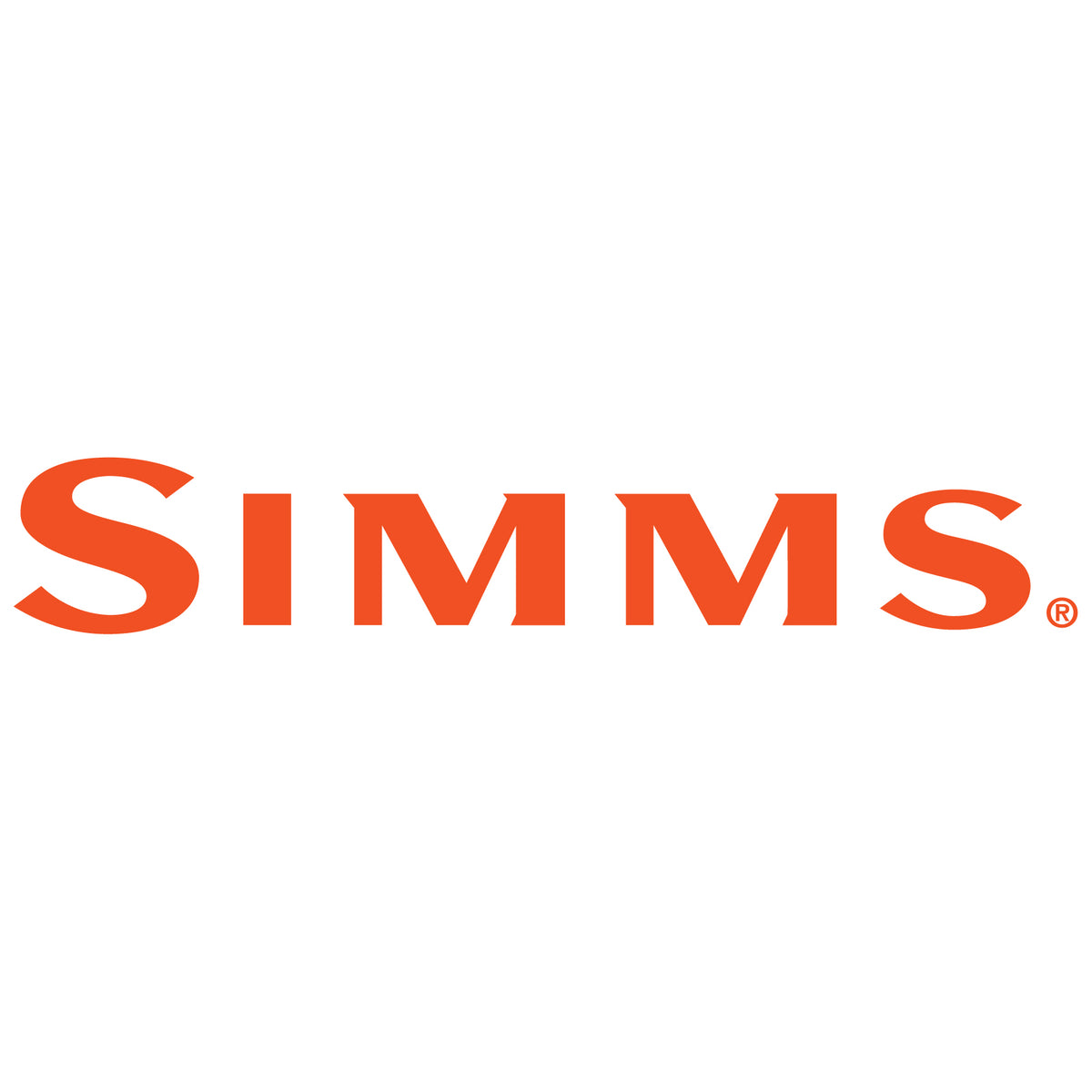 Simms Large Logo Sticker — TCO Fly Shop