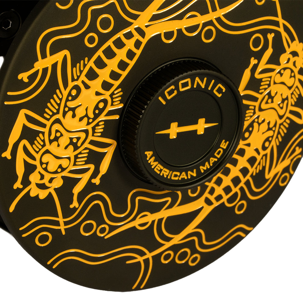 Hatch Custom Matt Renner Artist Edition Iconic Large Arbor Fly Reel 5 ...