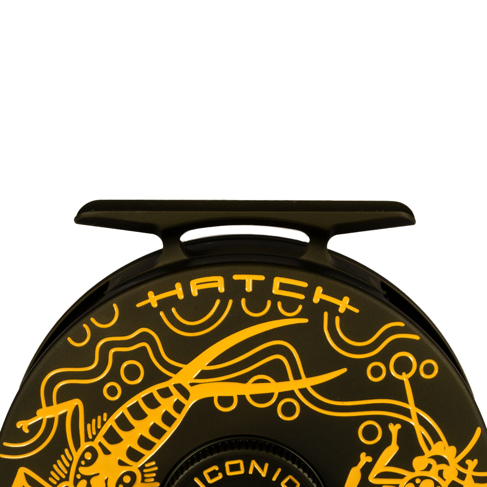 Hatch Custom Matt Renner Artist Edition Iconic Large Arbor Fly Reel 5 ...