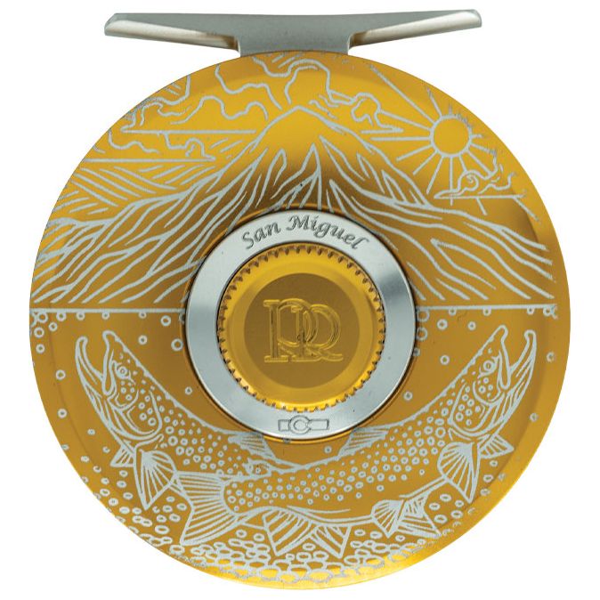 Ross San Miguel Ridge Risers Fly Reel 5/6 Gold — TCO Fly Shop