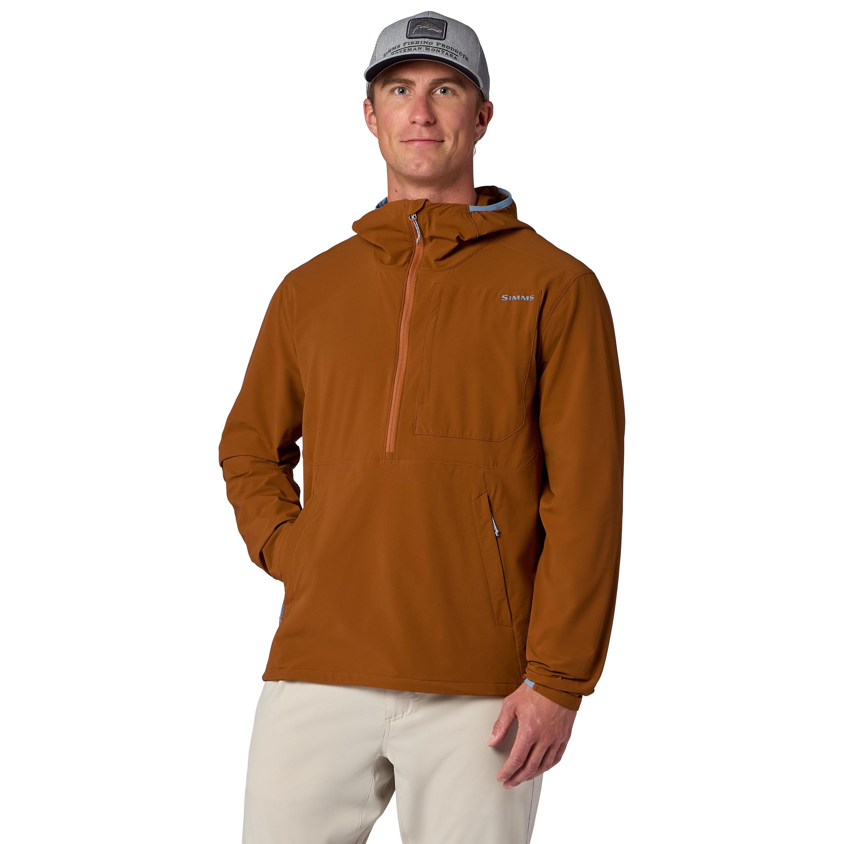 Simms Men's Rogue Flex Half-Zip Pullover — TCO Fly Shop