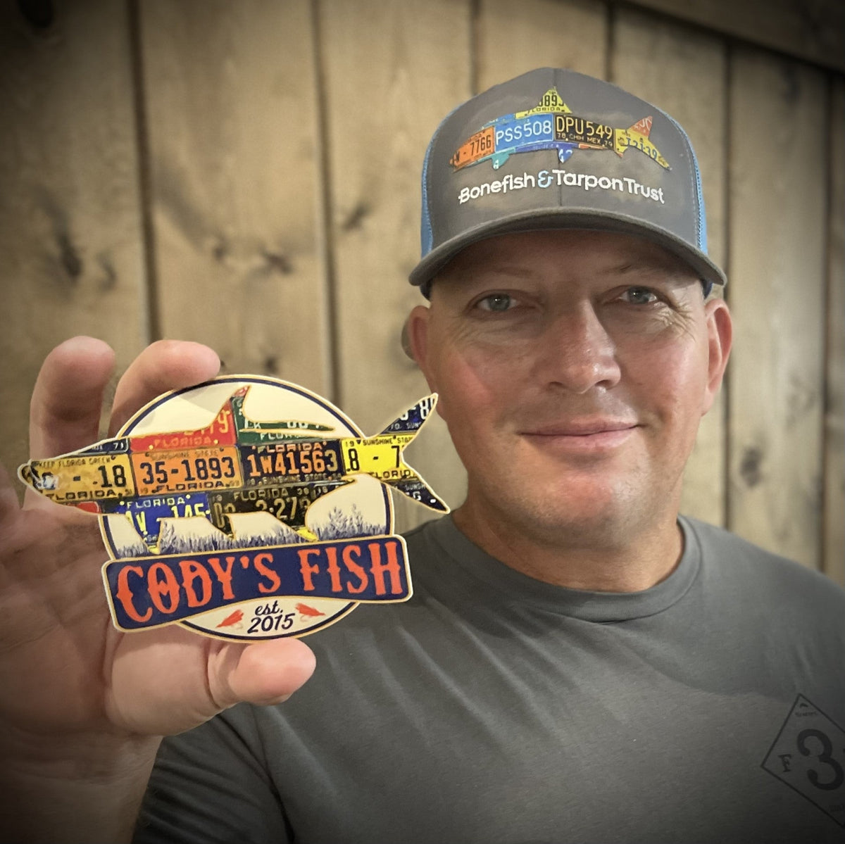 Cody's Fish Antique Florida Tarpon Sticker — TCO Fly Shop