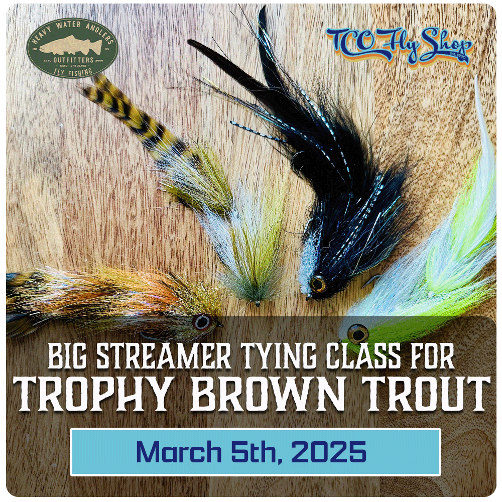 TCO Fly Tying Class: Tie big streamers for trophy browns with seasoned ...