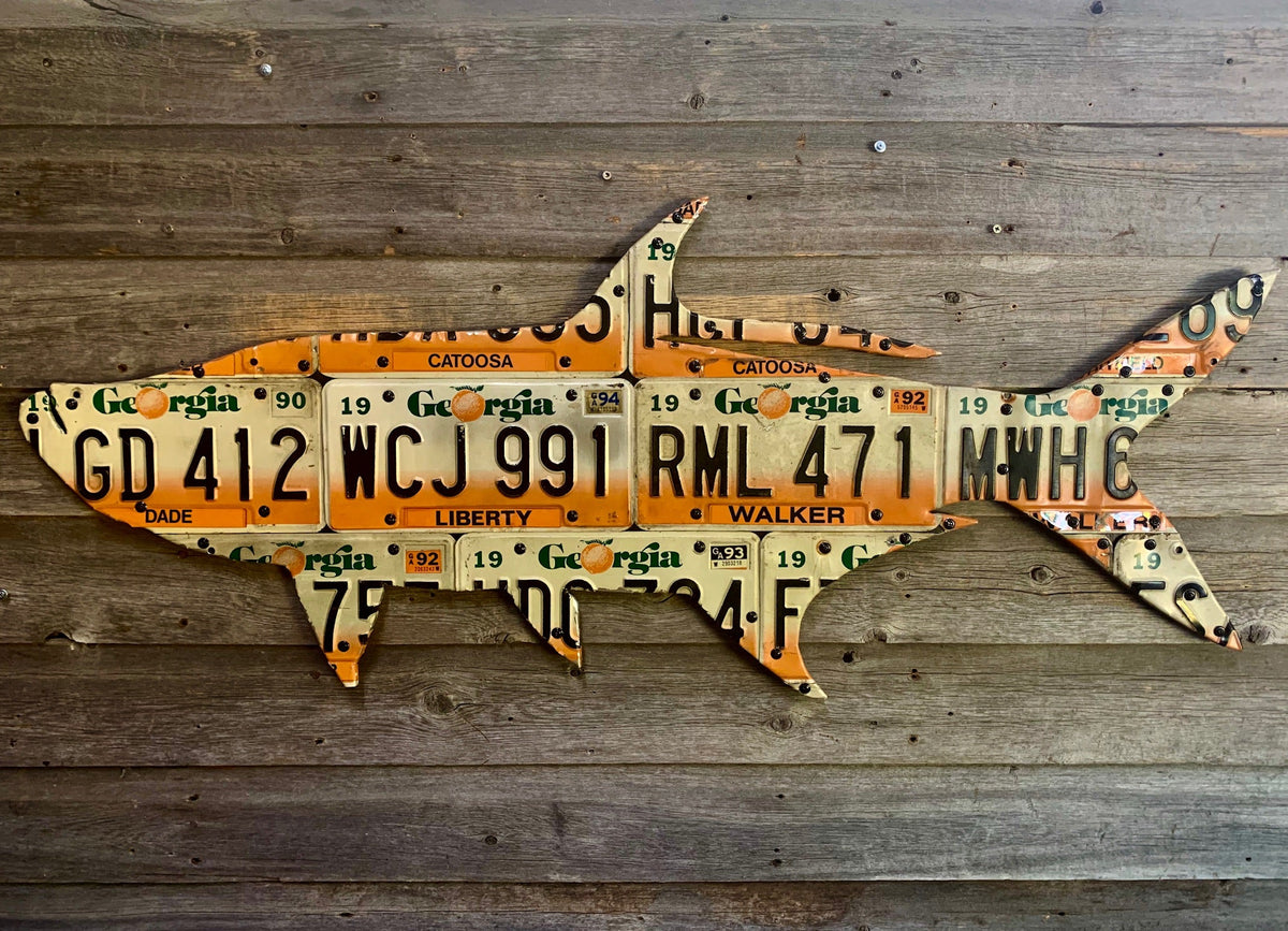 Georgia Tarpon License Plate Art — TCO Fly Shop