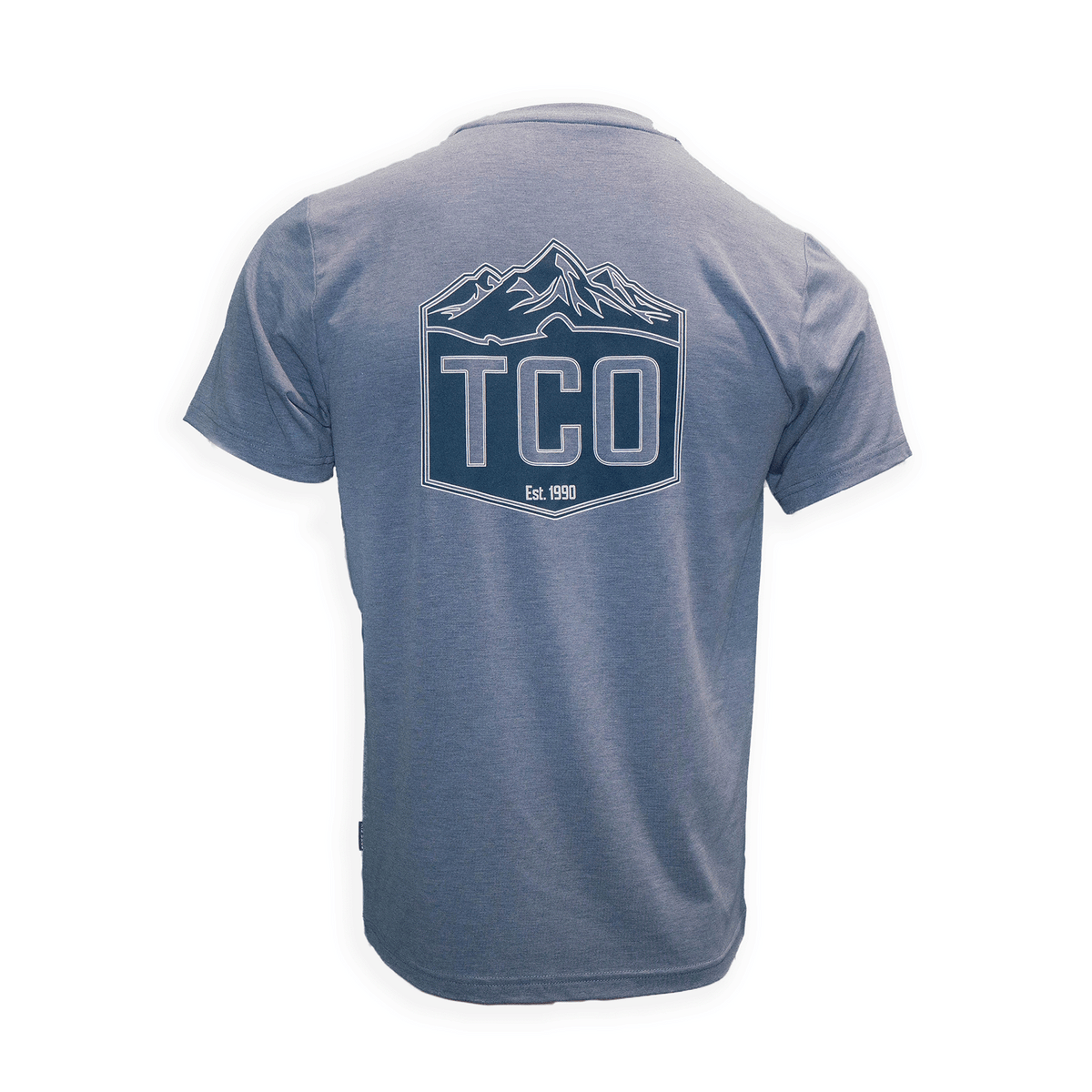 TCO Crest Logo Free Fly Men's Bamboo Flex Pocket Tee — TCO Fly Shop