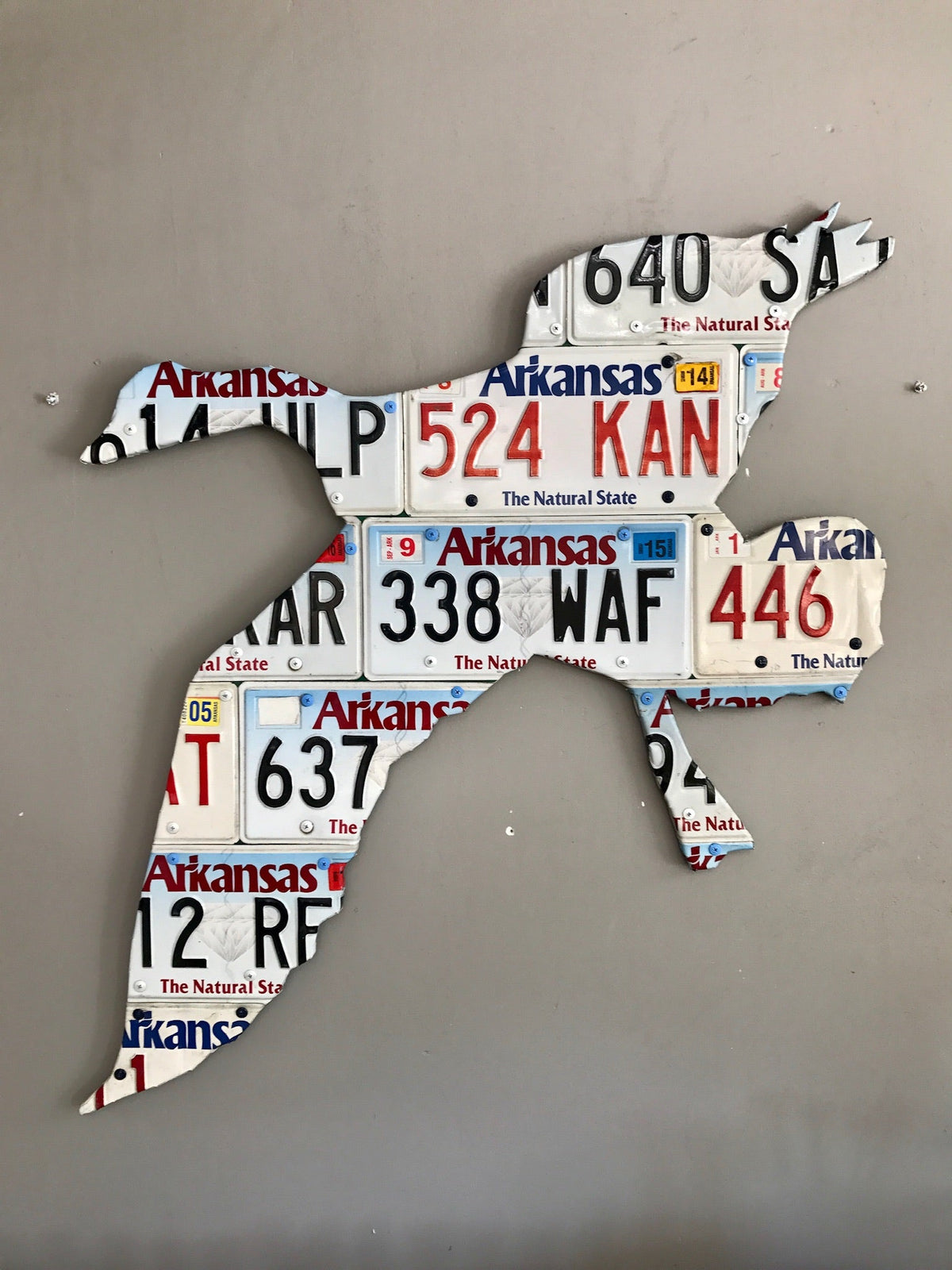 Arkansas Goose License Plate Art — TCO Fly Shop