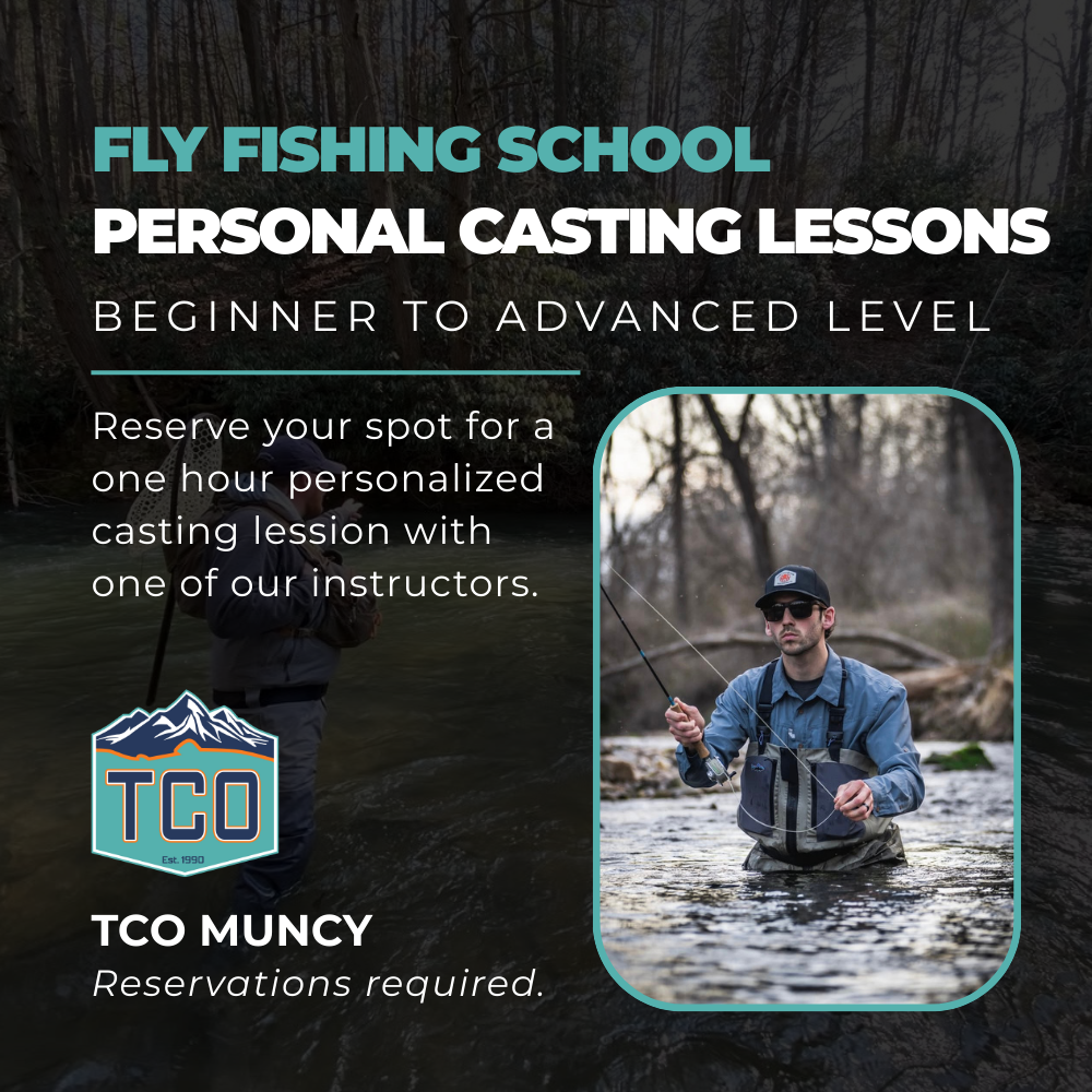 TCO Fly Fishing School: Personal Fly Casting Lessons - Muncy — TCO Fly Shop