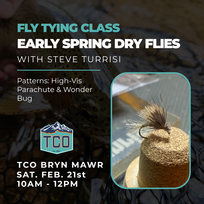 TCO Fly Tying Class: Early Spring Dry Flies with Steve Turrisi — TCO ...