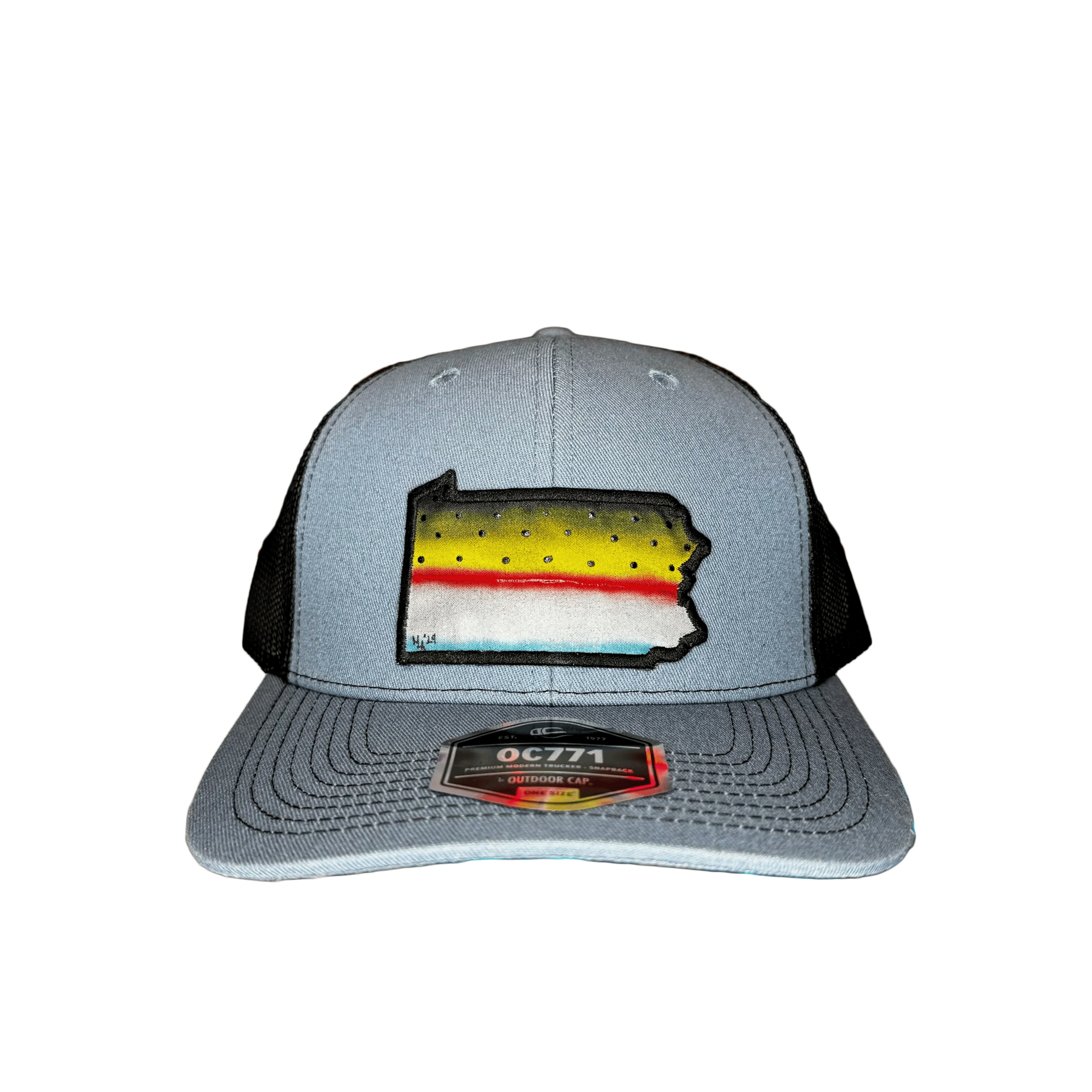 Pennsylvania Custom Painted Steelhead Hat — TCO Fly Shop