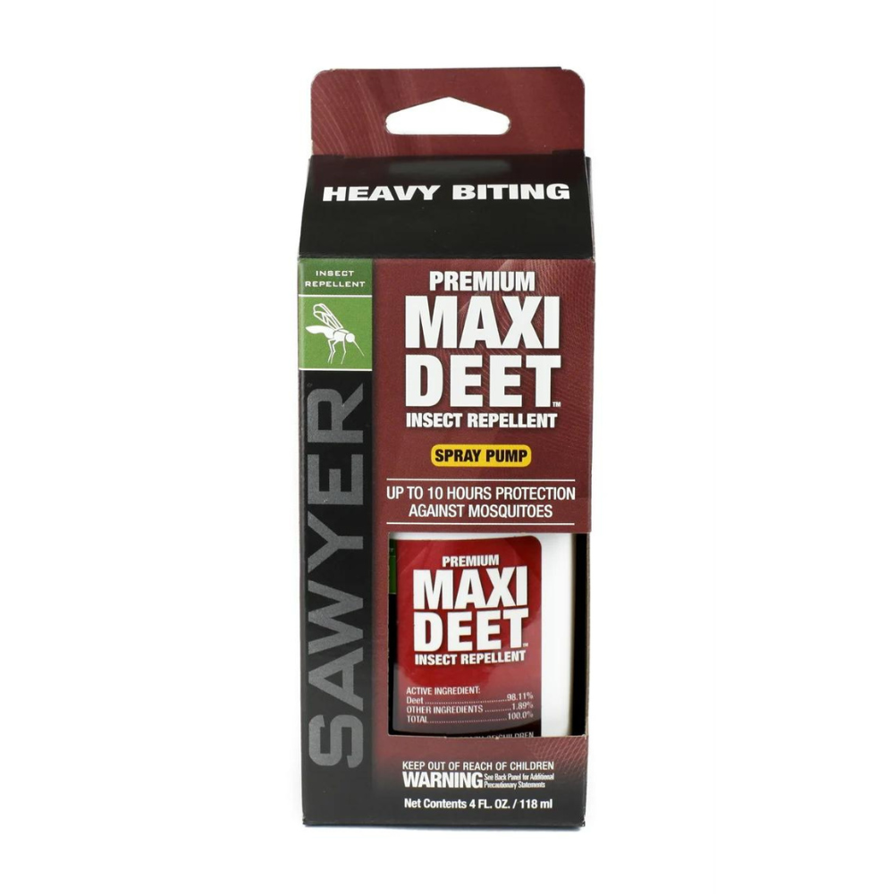 Sawyer Premium MAXI DEET Insect Repellent 4 oz Spray — TCO Fly Shop