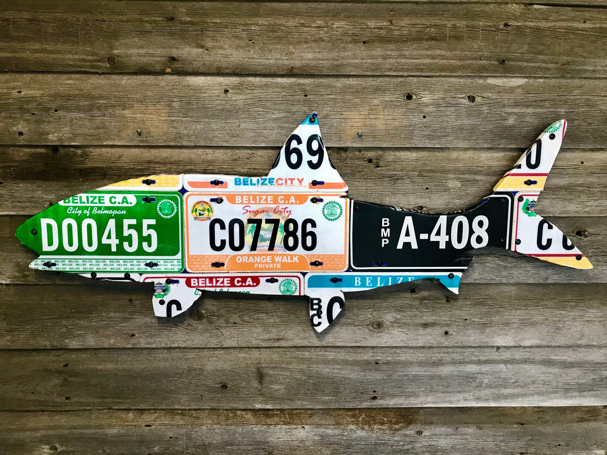 Belize Bonefish License Plate Art — TCO Fly Shop