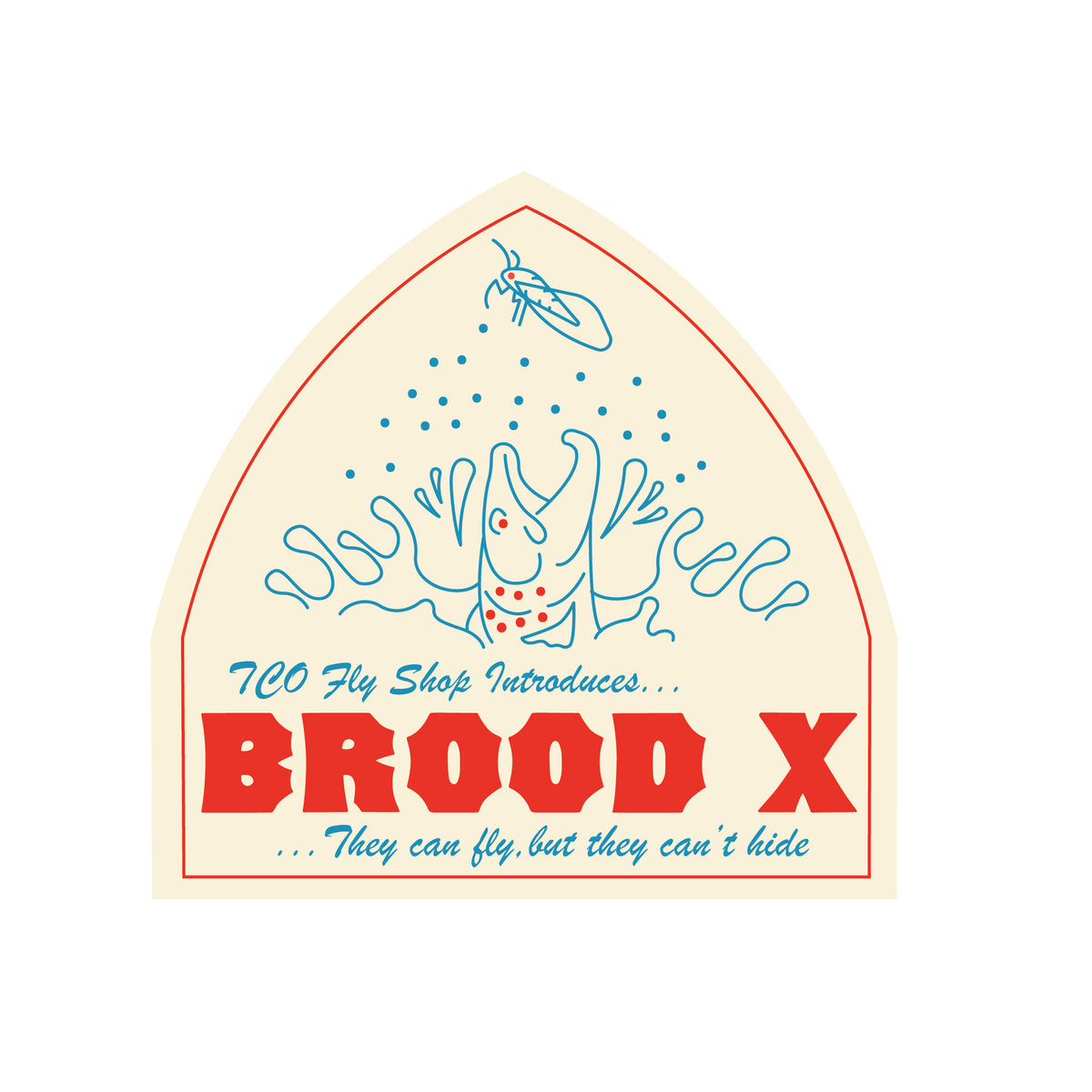 TCO Introduces Brood X Sticker — TCO Fly Shop