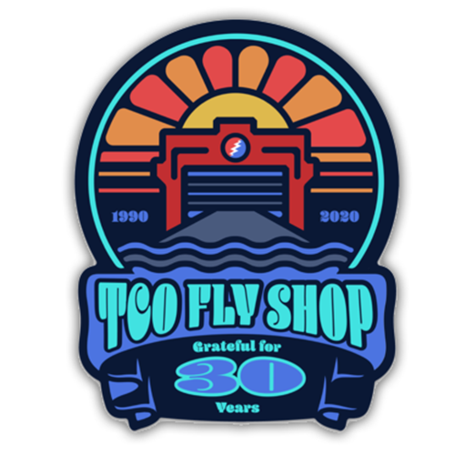TCO Sticker - 30th Anniversary — TCO Fly Shop