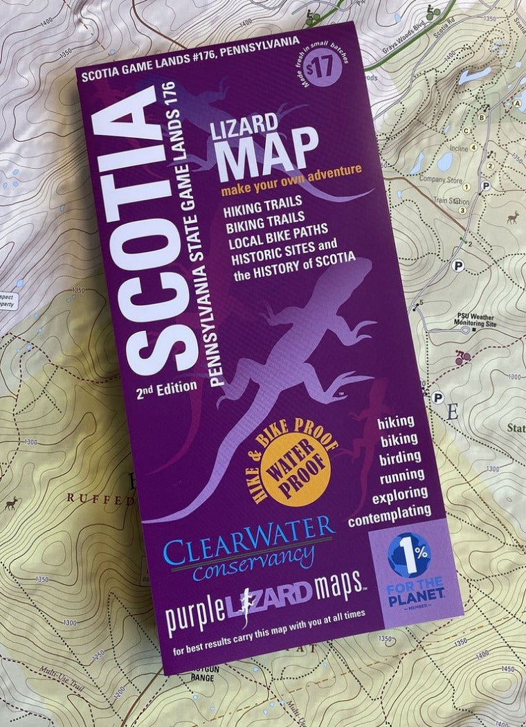 Purple Lizard Map - Scotia 2nd Edition — TCO Fly Shop